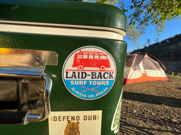 Vinyl Stickers | Laid-Back | Slap some stickers to tag your stuff