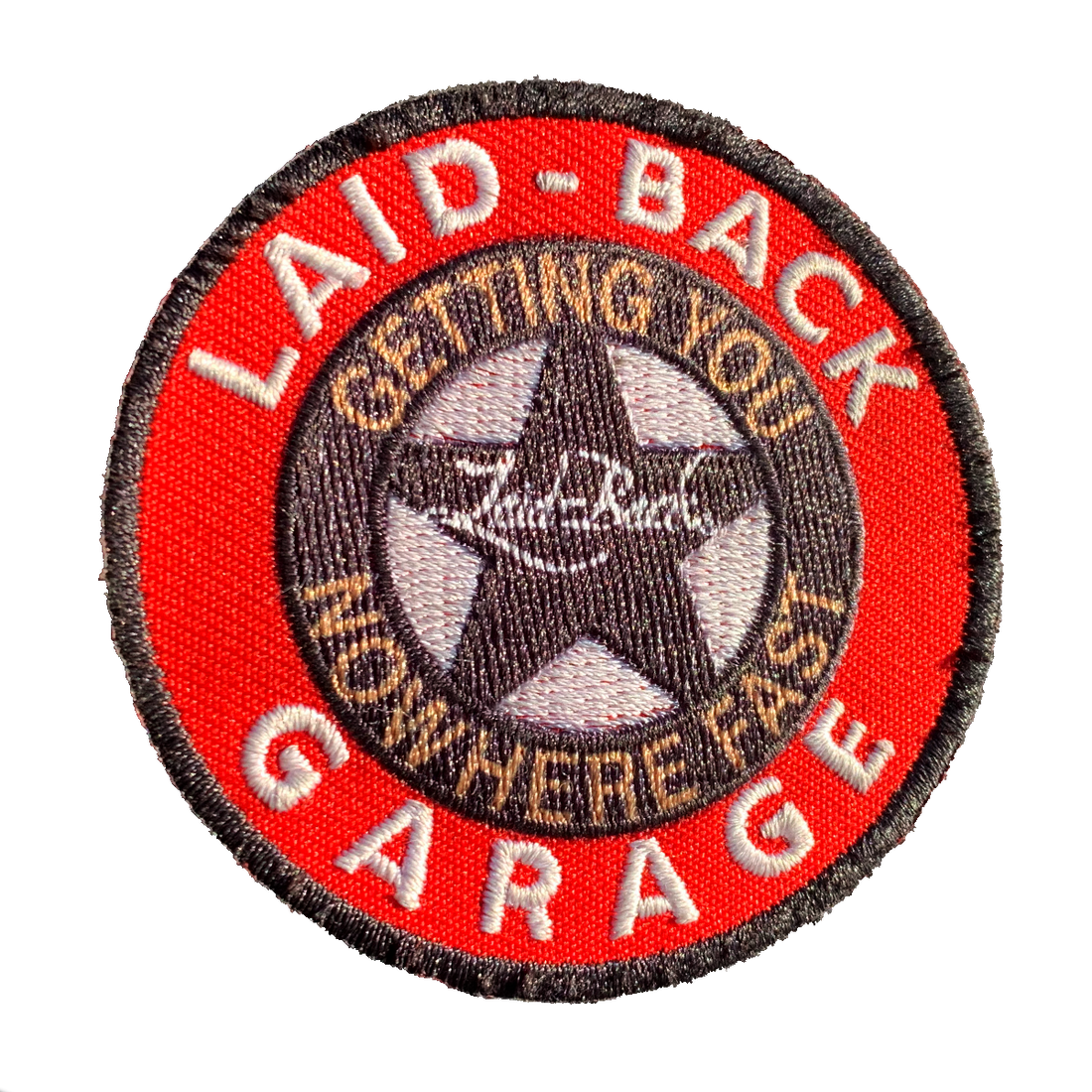 Garage Star Patch | Reusable Adhesive Embroidered Patch by Laid-Back